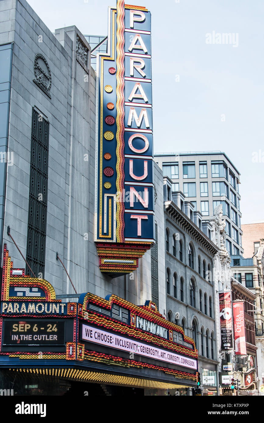 Boston paramount theater hi-res stock photography and images - Alamy