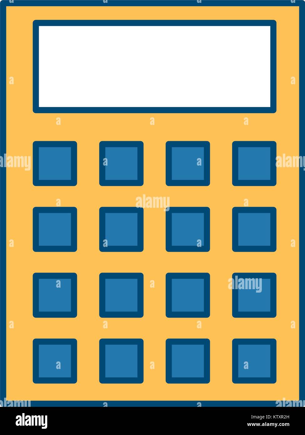 Calculator math device Stock Vector Image & Art - Alamy