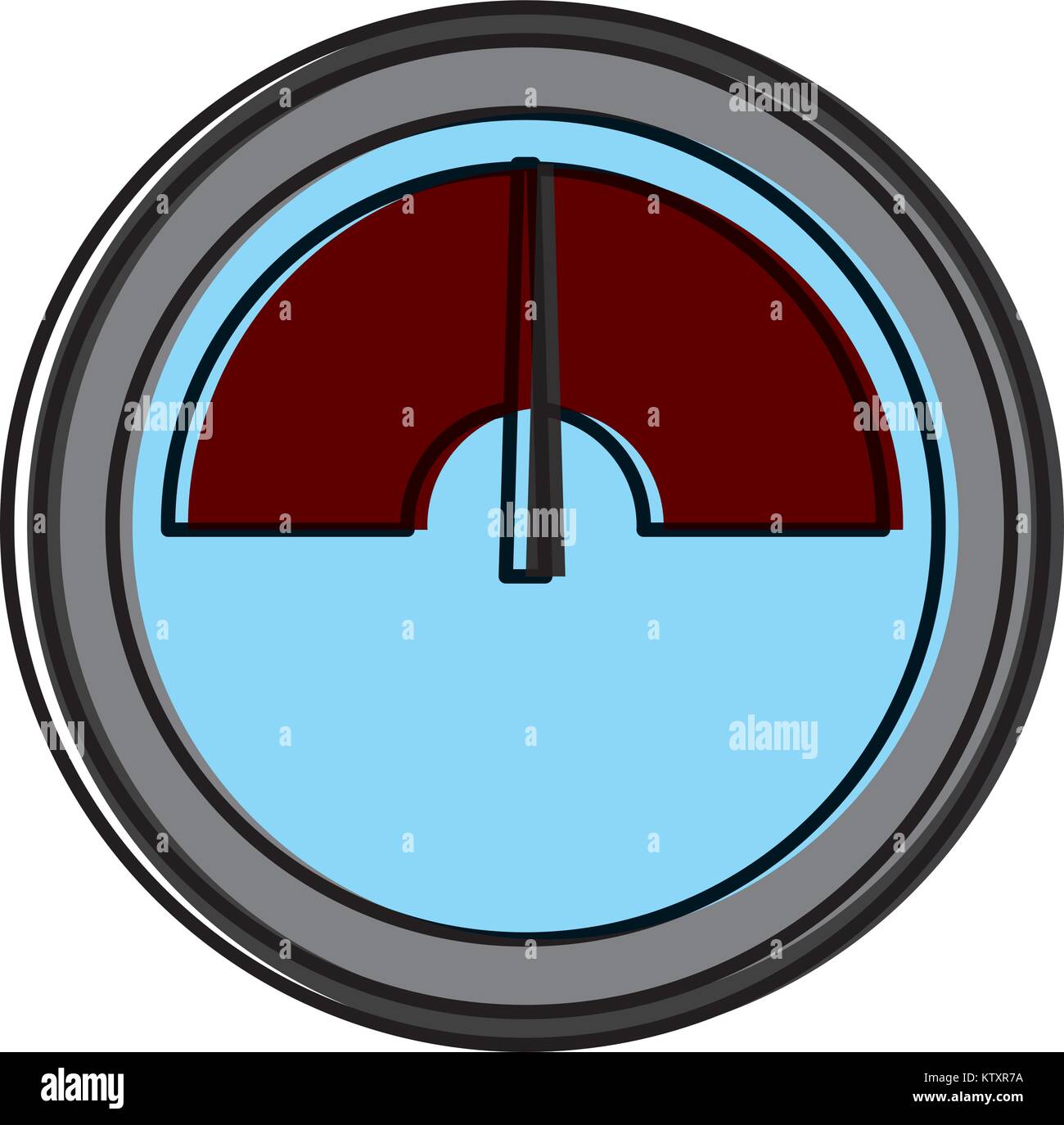 round pressure gauge Stock Vector Image & Art - Alamy