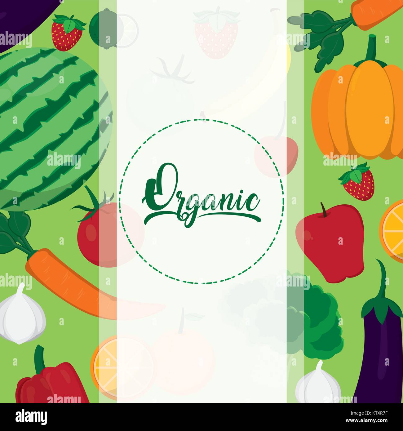 Organic food design Stock Vector Image & Art - Alamy