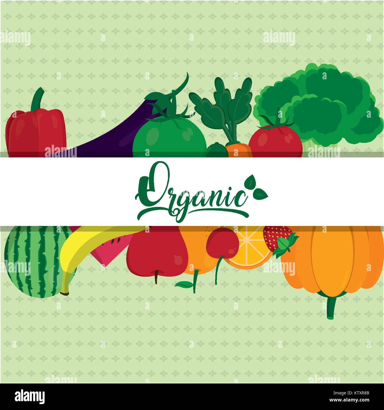 Organic food design Stock Vector Image & Art - Alamy