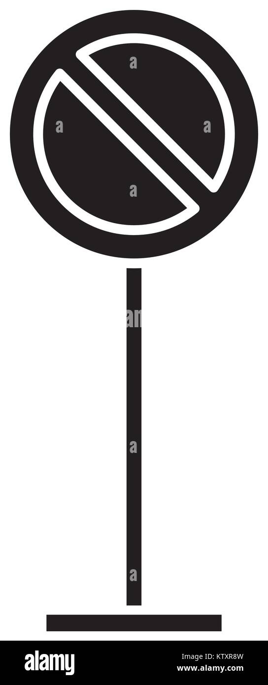Prohibited road sign Stock Vector Image & Art - Alamy