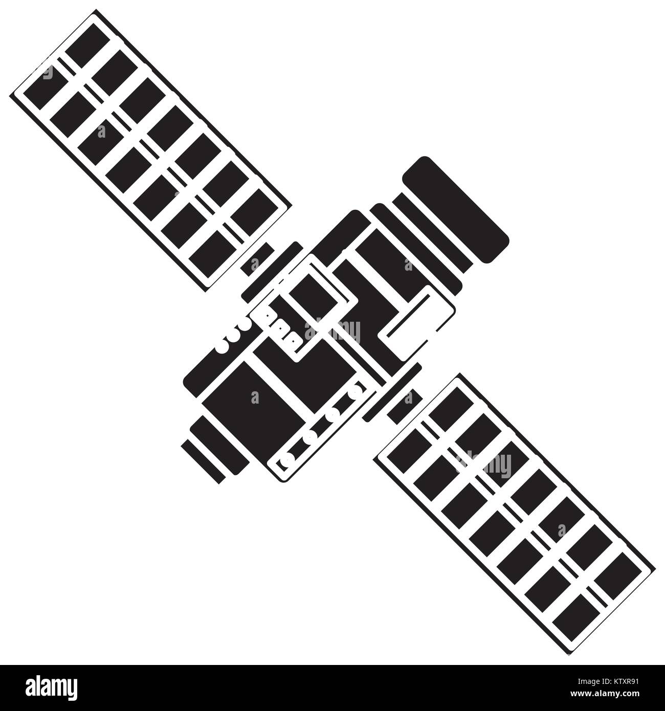 Spacecraft tracking Stock Vector Images - Alamy