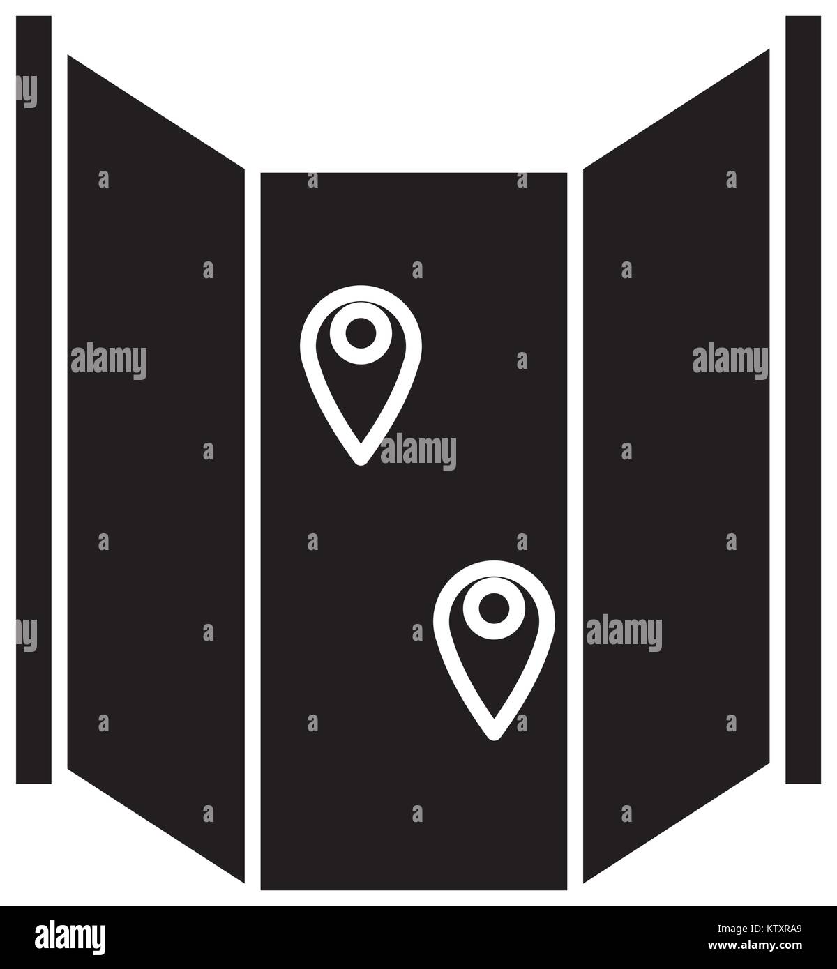 Pin location symbol Stock Vector Image & Art - Alamy