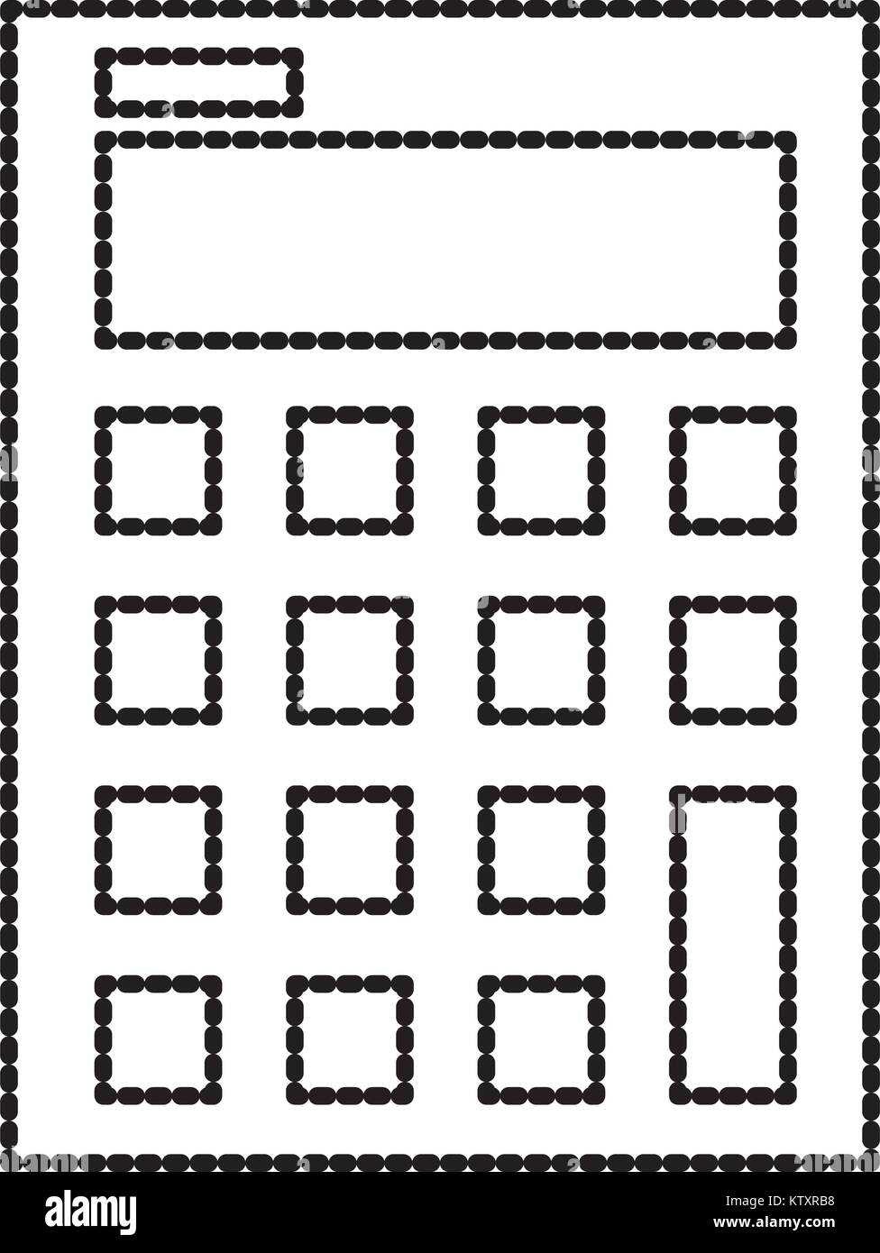 Calculator math device Stock Vector Image & Art - Alamy