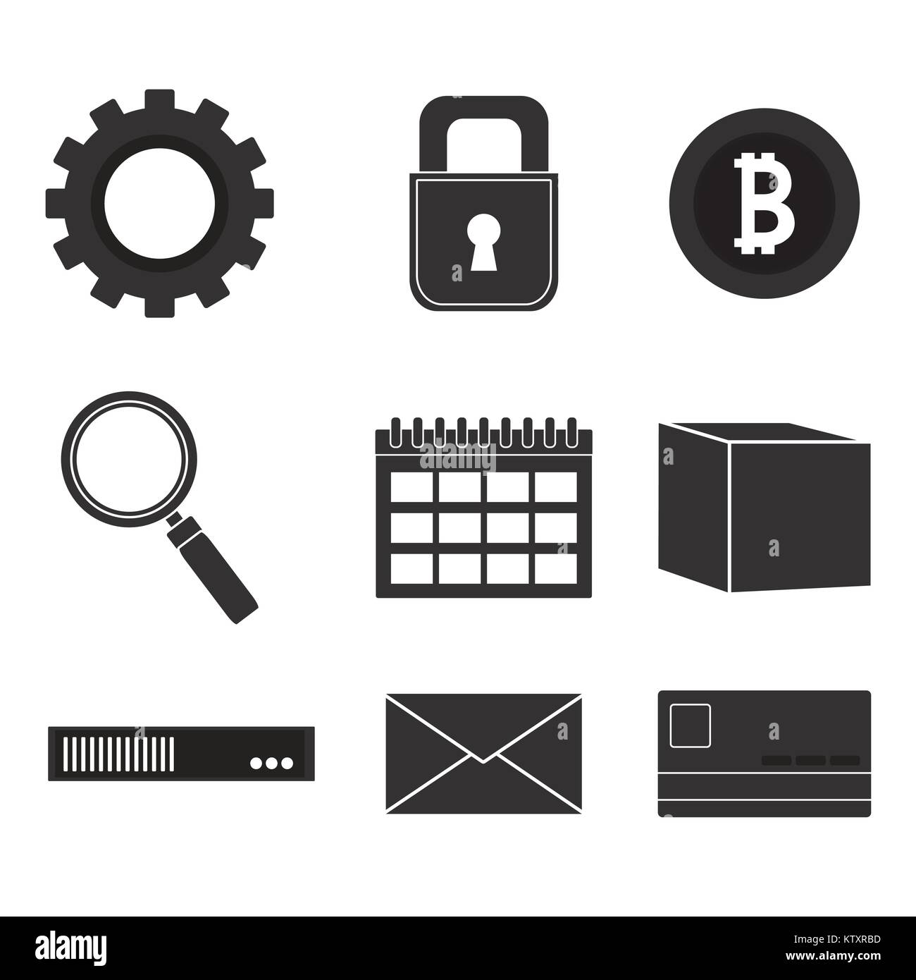 Blockchain credit card icon Cut Out Stock Images & Pictures - Alamy