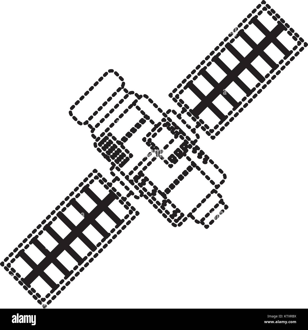 Space Satellite isolated Stock Vector Image & Art - Alamy