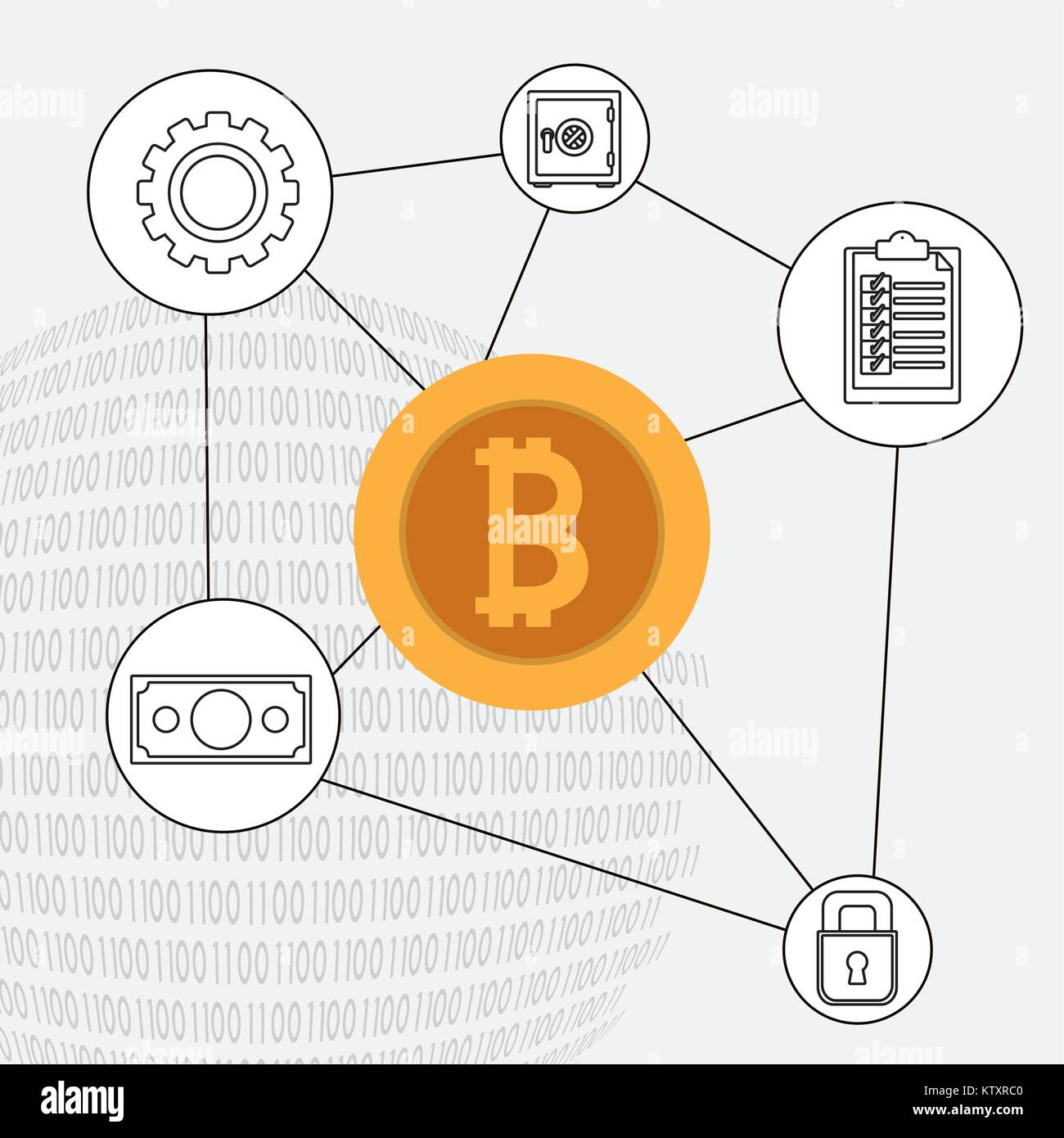 Bitcoin concept design Stock Vector Image & Art - Alamy