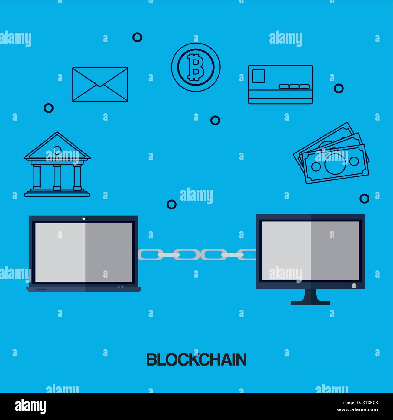 Blockchain concept design Stock Vector Image & Art - Alamy