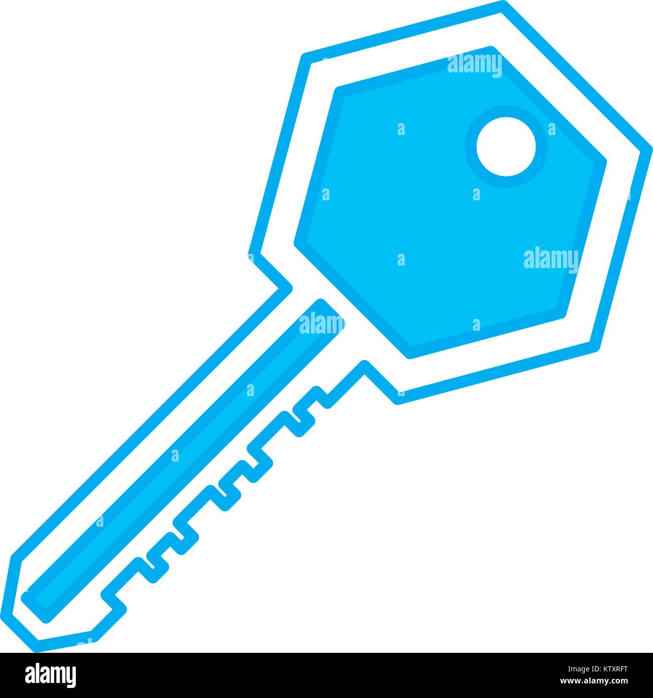 Door key isolated Stock Vector Image & Art - Alamy