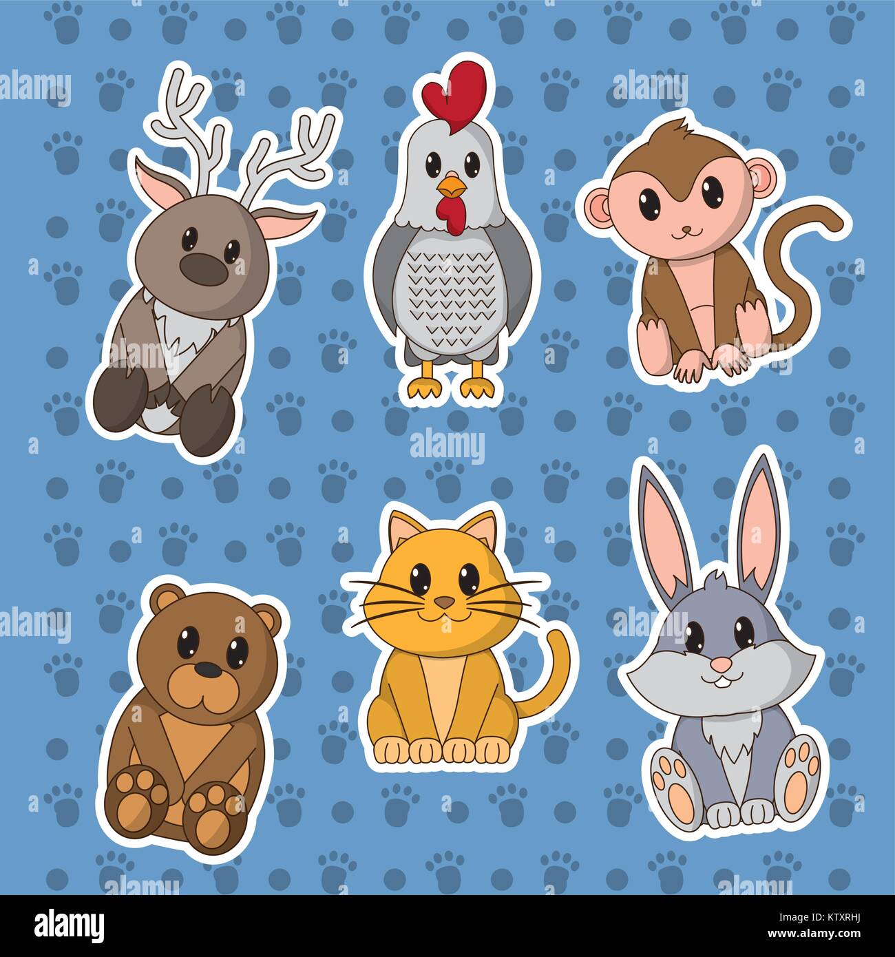 Icon set cartoons design Stock Vector Image & Art - Alamy