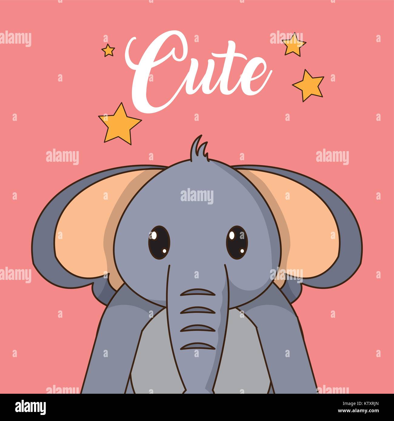 Elephant cartoon design Stock Vector Image & Art - Alamy