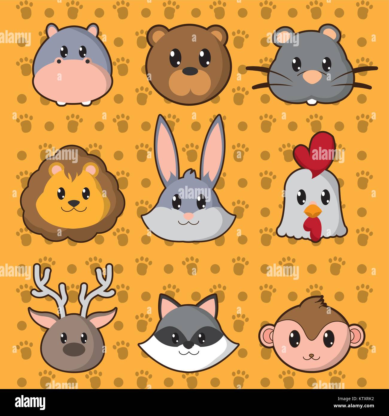 Icon set cartoons design Stock Vector Image & Art - Alamy