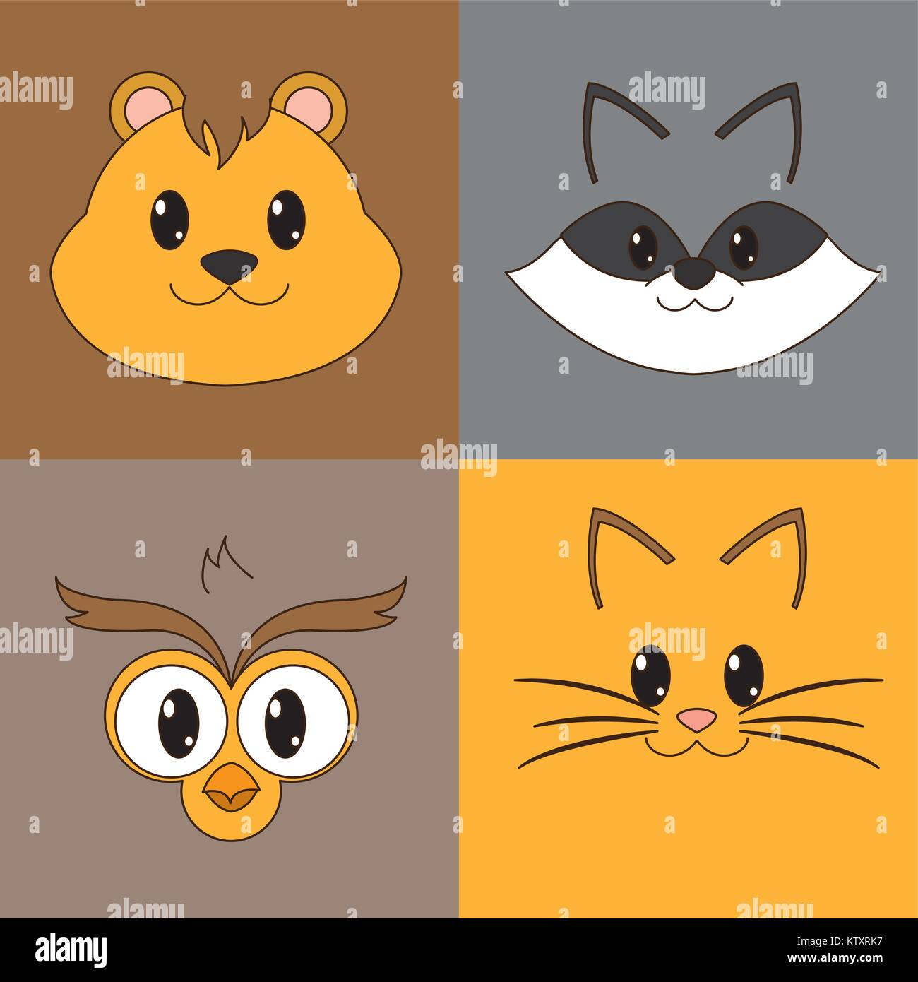 Icon set cartoons design Stock Vector Image & Art - Alamy