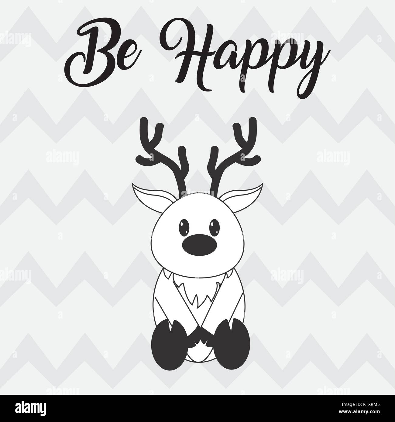 Reindeer cartoon design Stock Vector Image & Art - Alamy