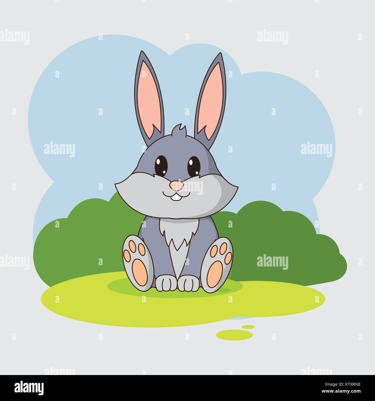 Rabbit cartoon design Stock Vector Image & Art - Alamy
