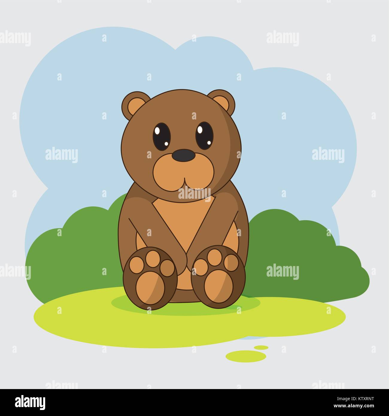 Bear cartoon design Stock Vector Image & Art - Alamy