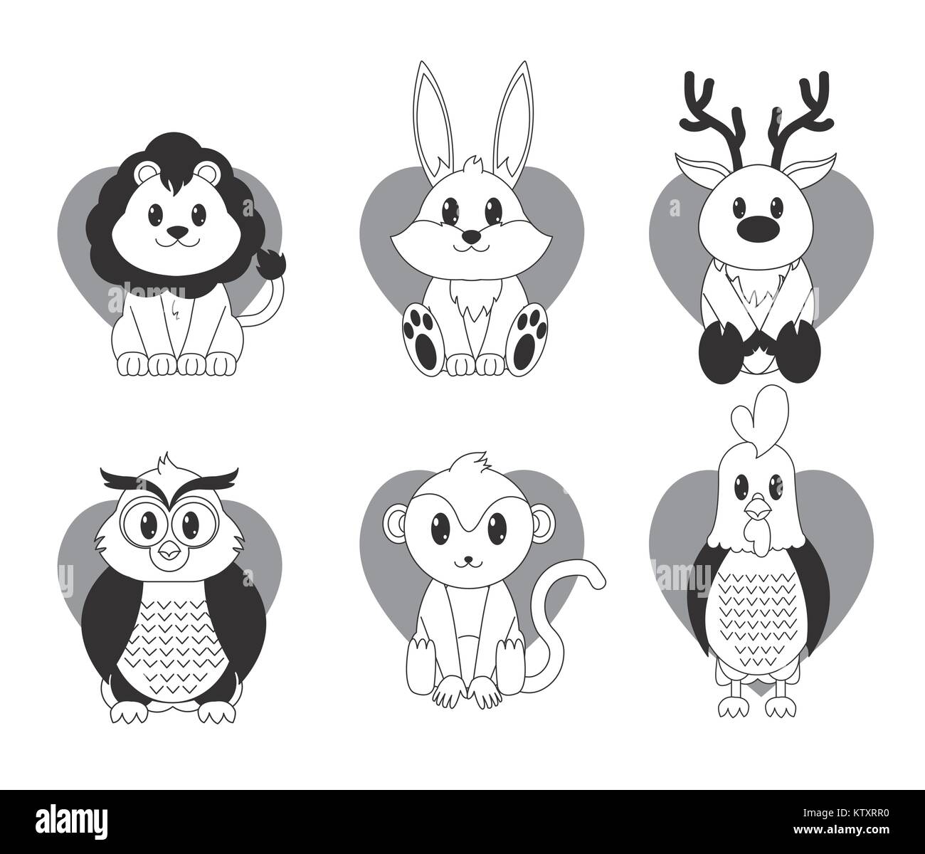 Icon set cartoons design Stock Vector Image & Art - Alamy