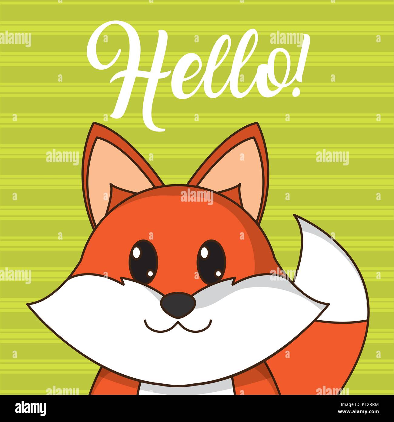 Fox cartoon hi-res stock photography and images - Alamy