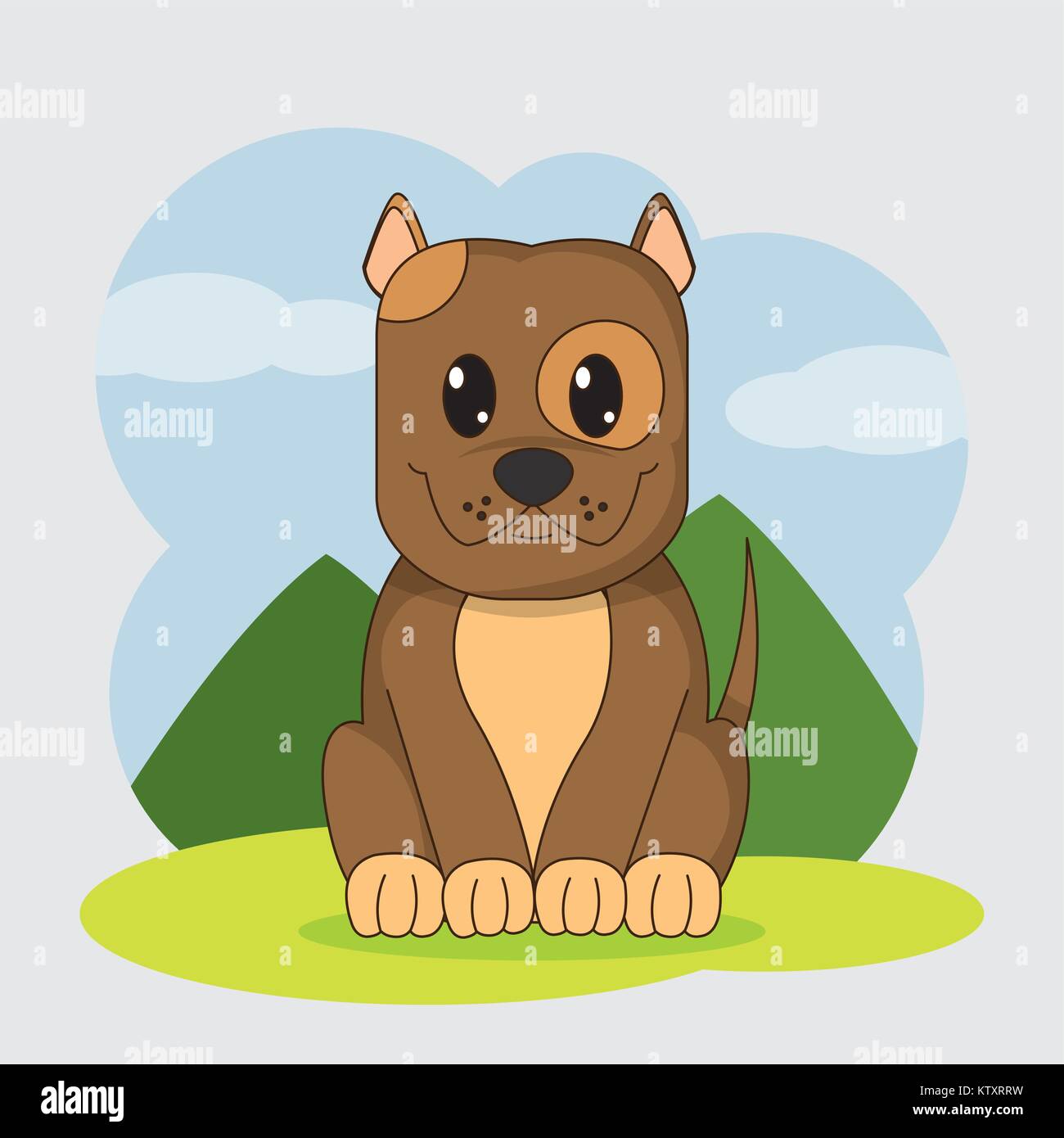 Dog cartoon design Stock Vector Image & Art - Alamy