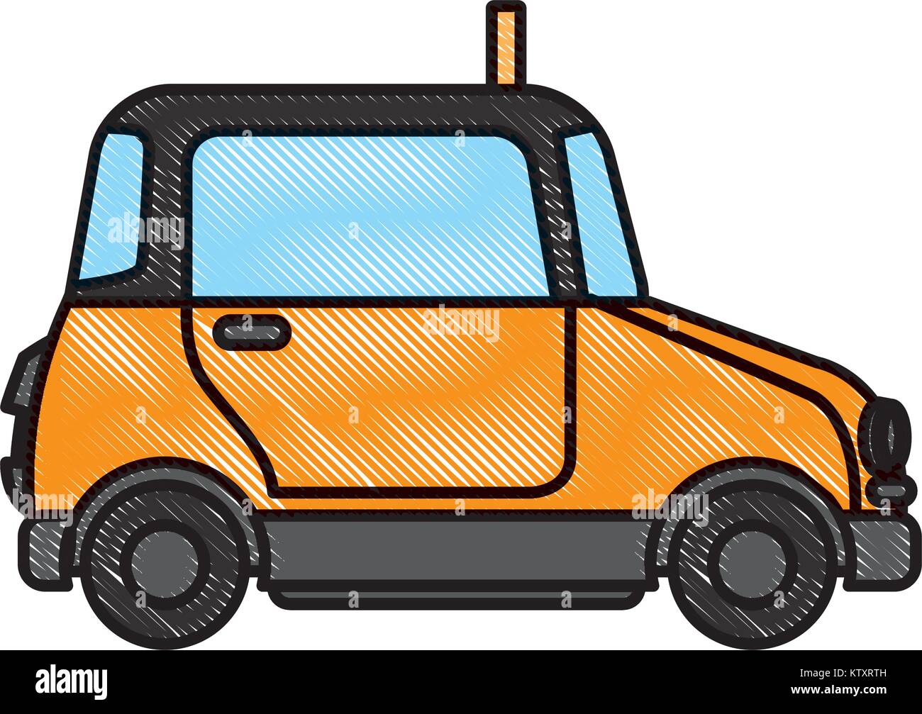 Small cab Stock Vector Images - Alamy