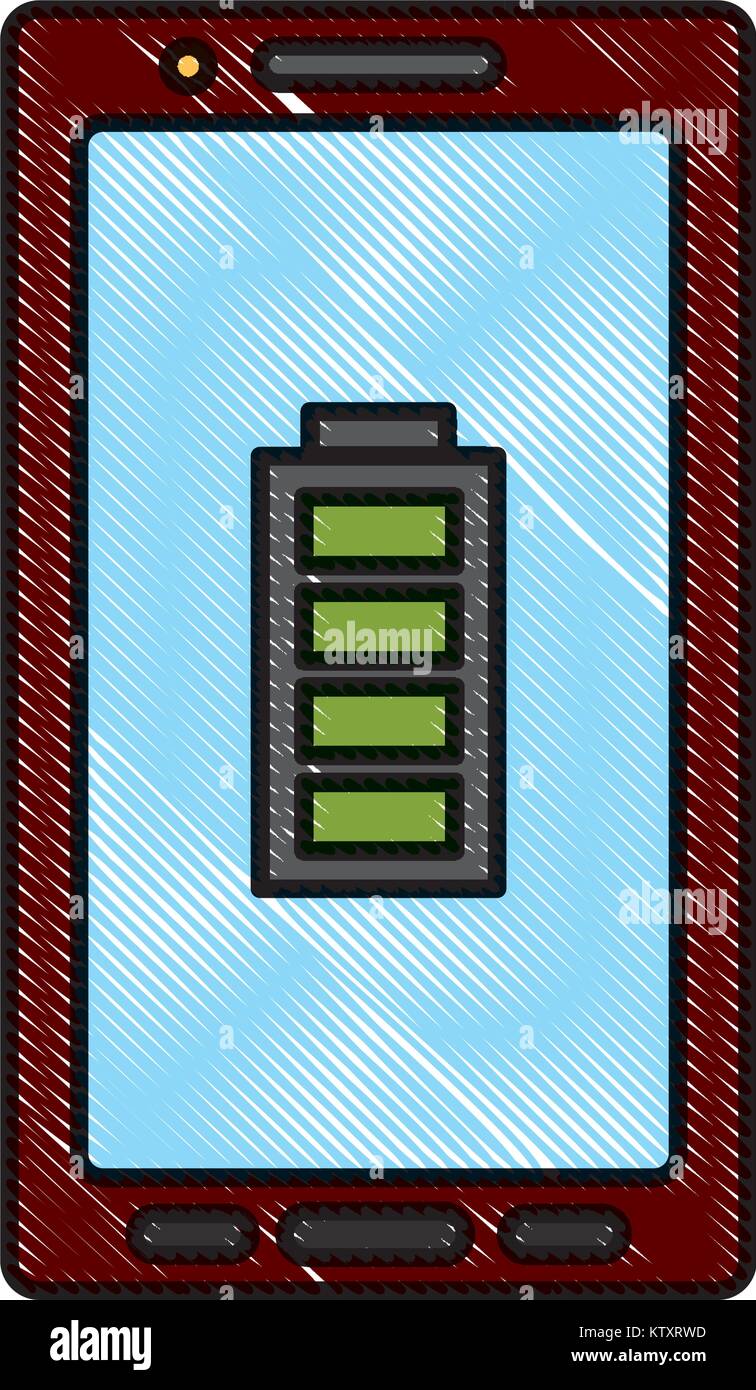 Smartphone with full charge Stock Vector Image & Art - Alamy