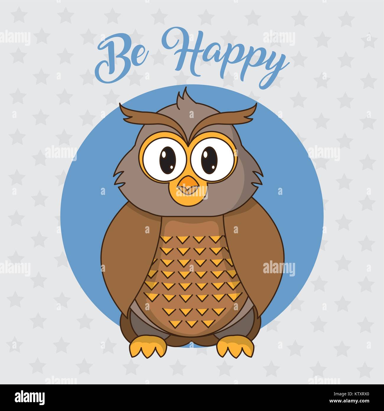 Owl cartoon design Stock Vector Image & Art - Alamy