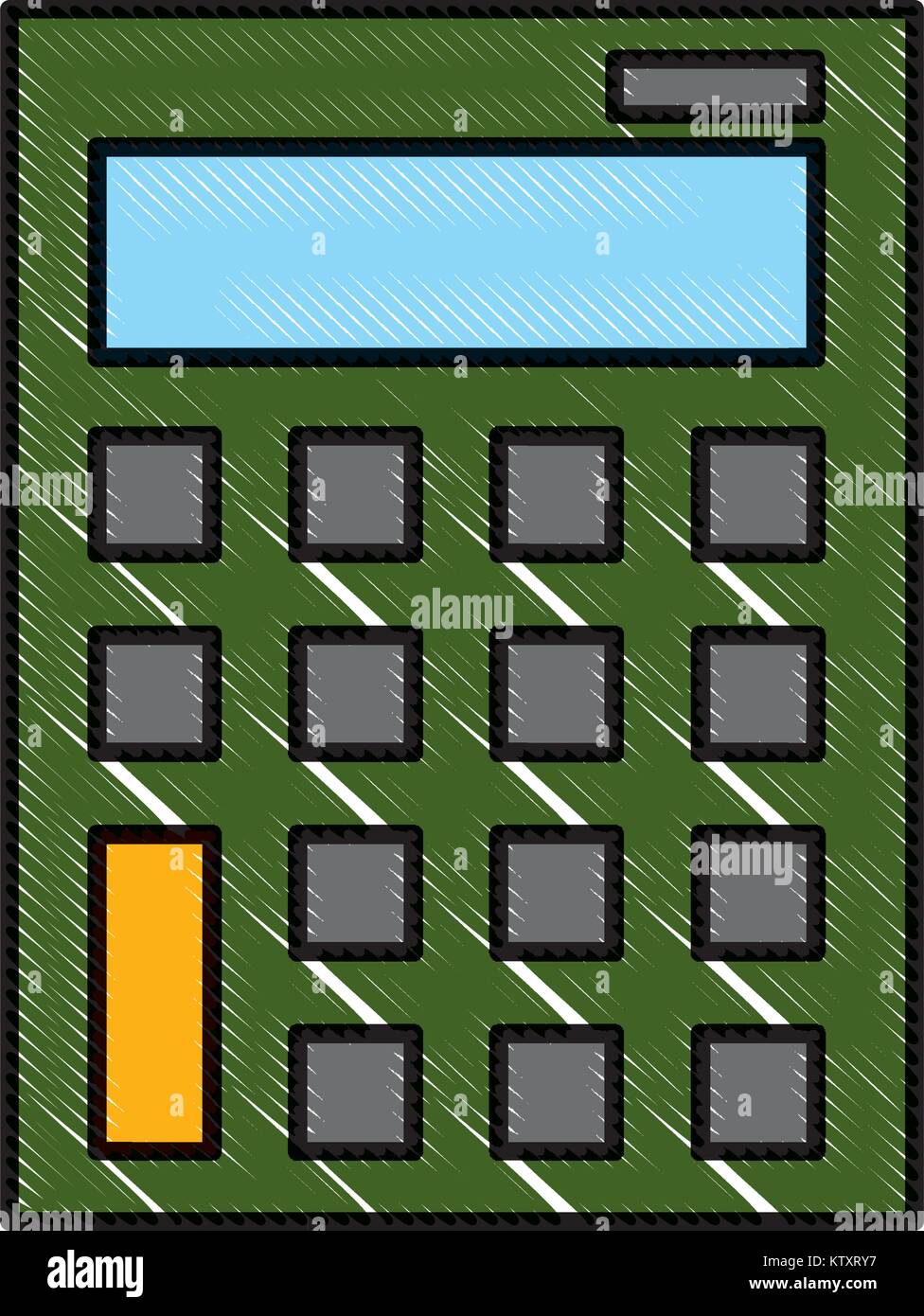 Calculator math device Stock Vector Image & Art - Alamy