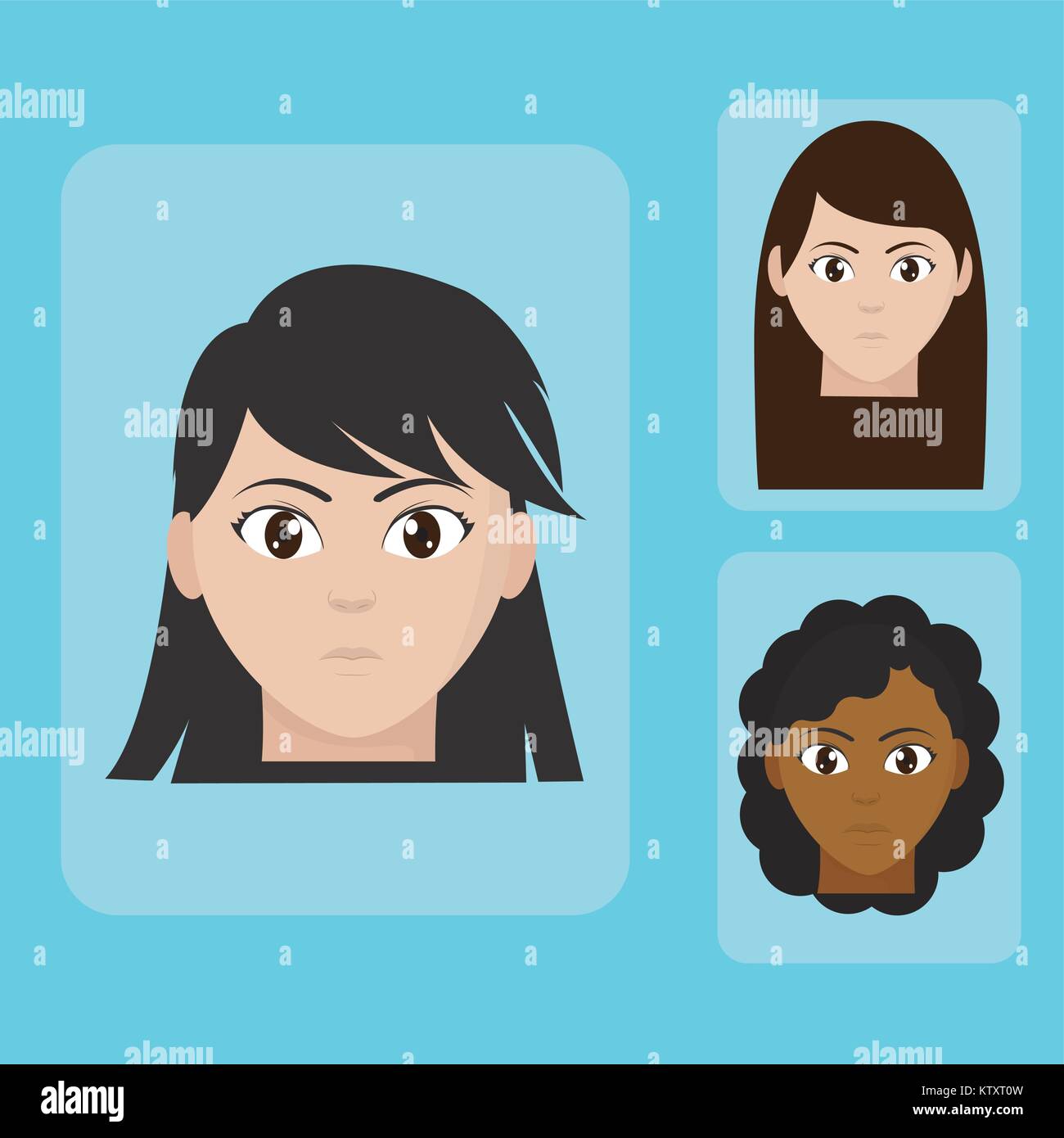 Avatar woman design Stock Vector Image & Art - Alamy