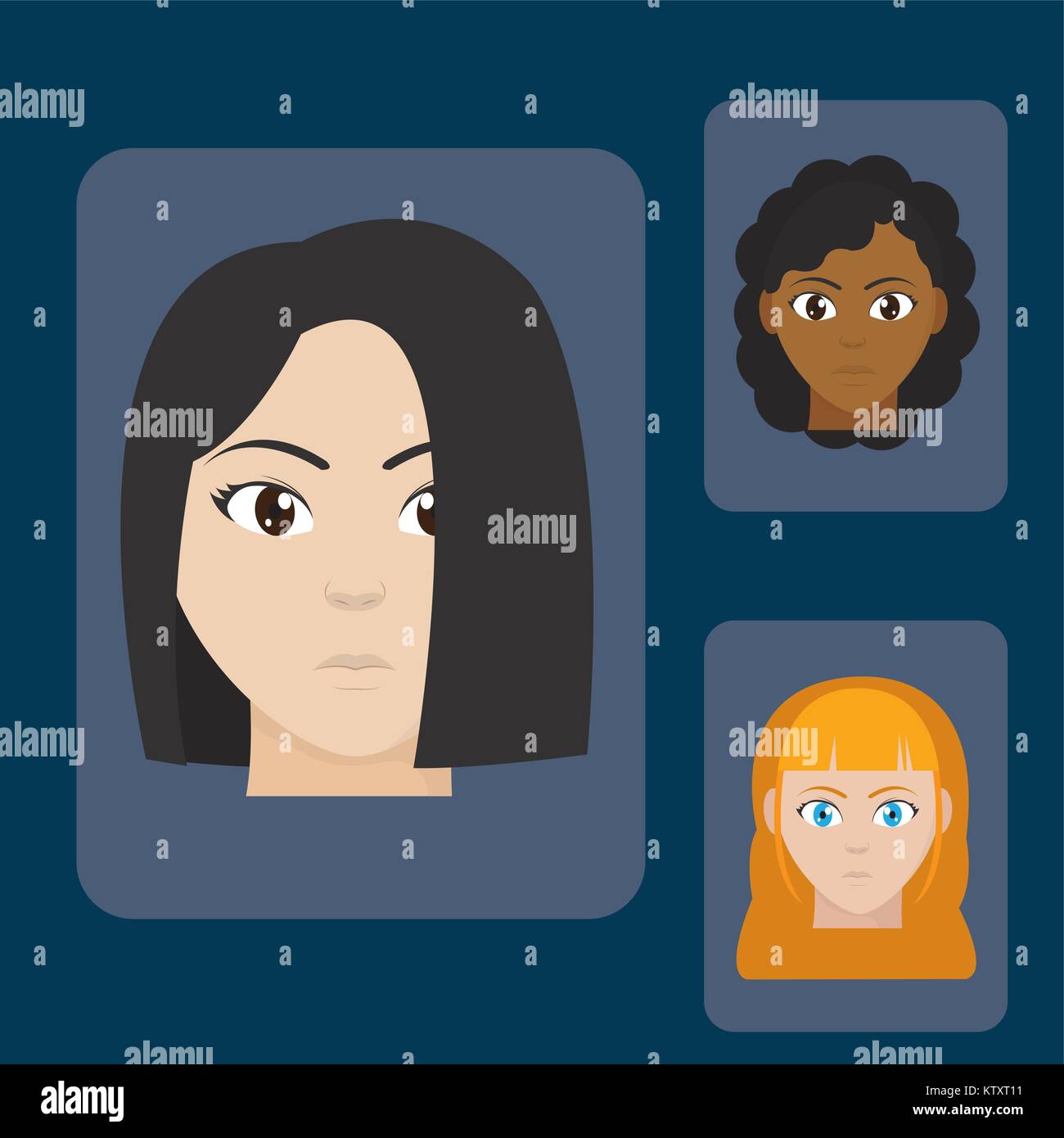 Avatar woman design Stock Vector Image & Art - Alamy