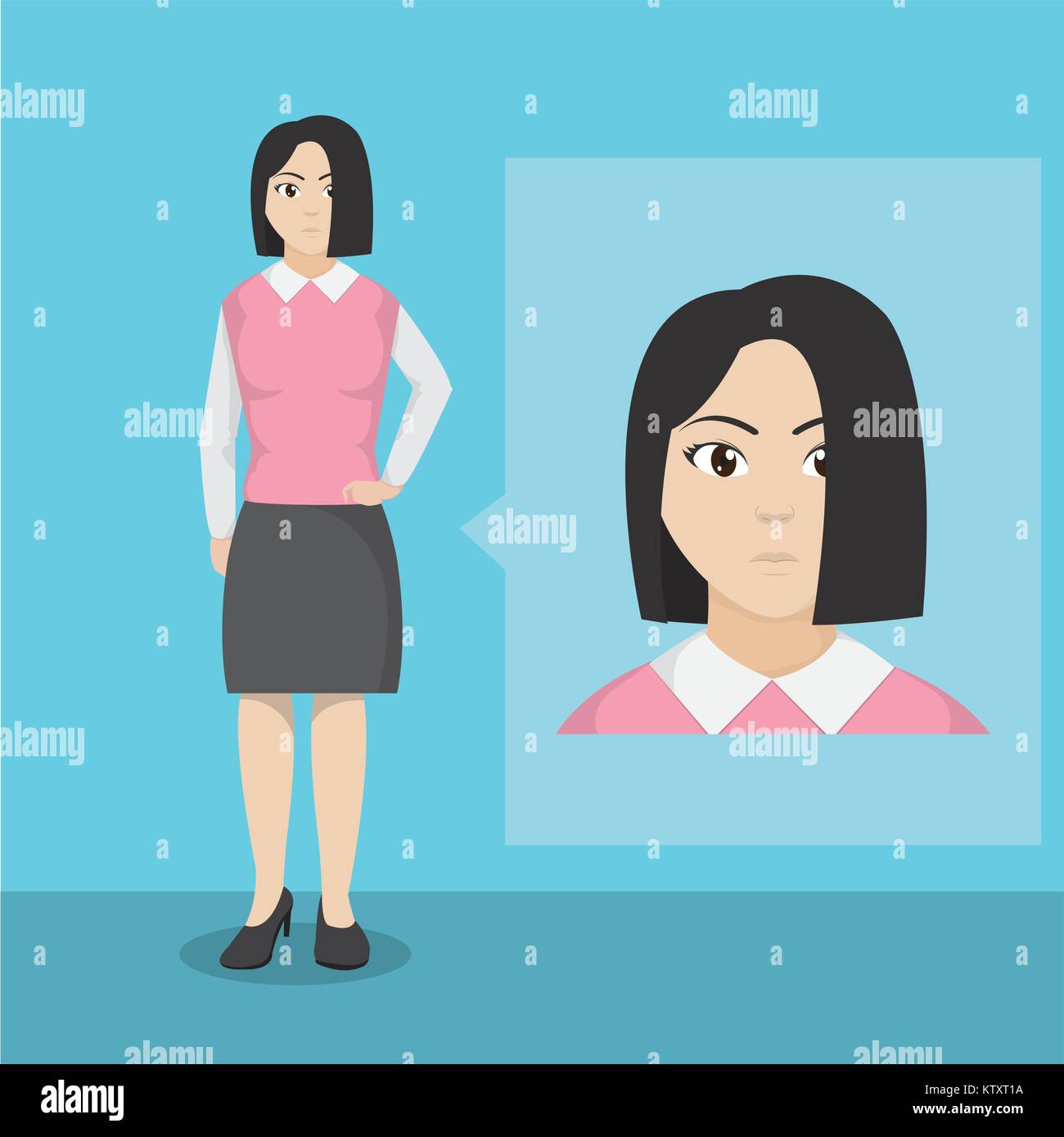 Avatar woman design Stock Vector Image & Art - Alamy