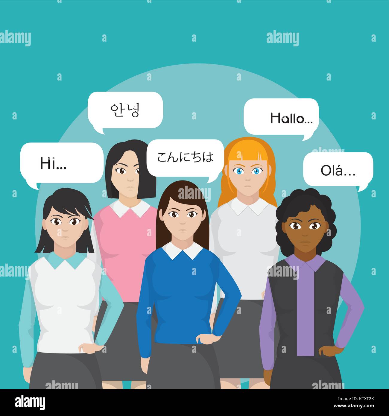 Avatar women design Stock Vector Image & Art - Alamy