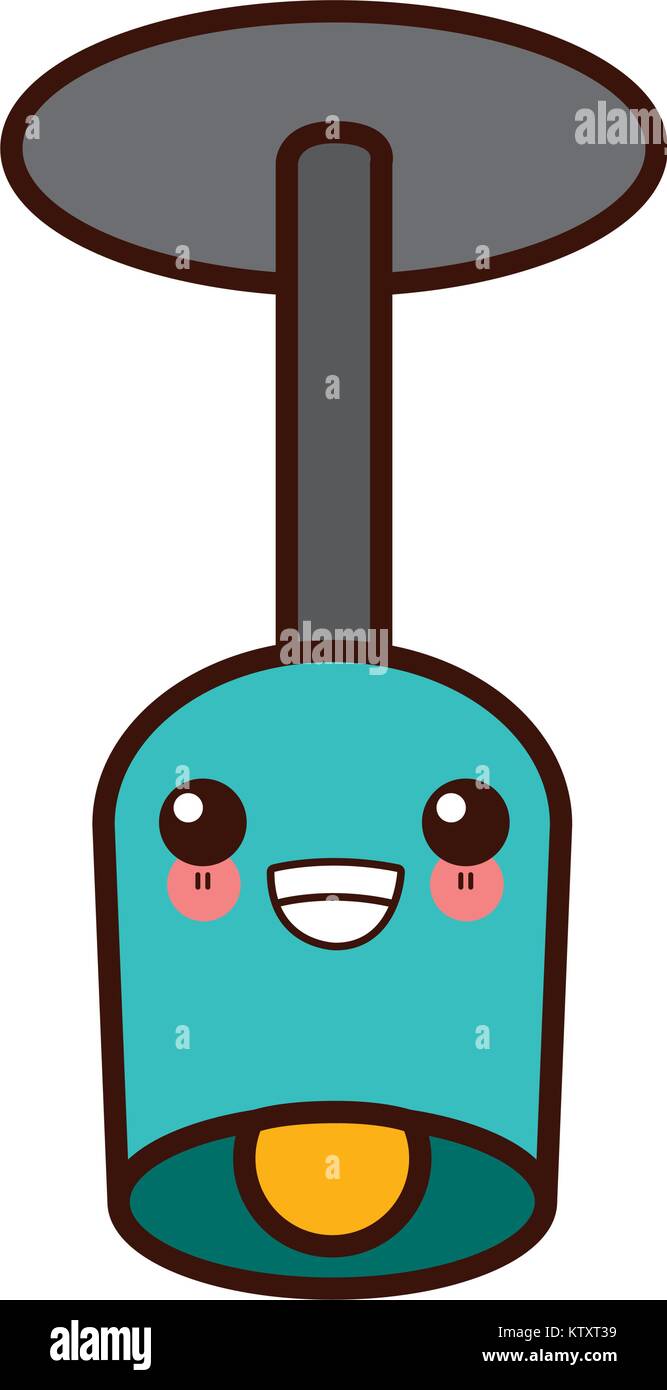 Roof light lamp cute kawaii cartoon Stock Vector Image & Art - Alamy