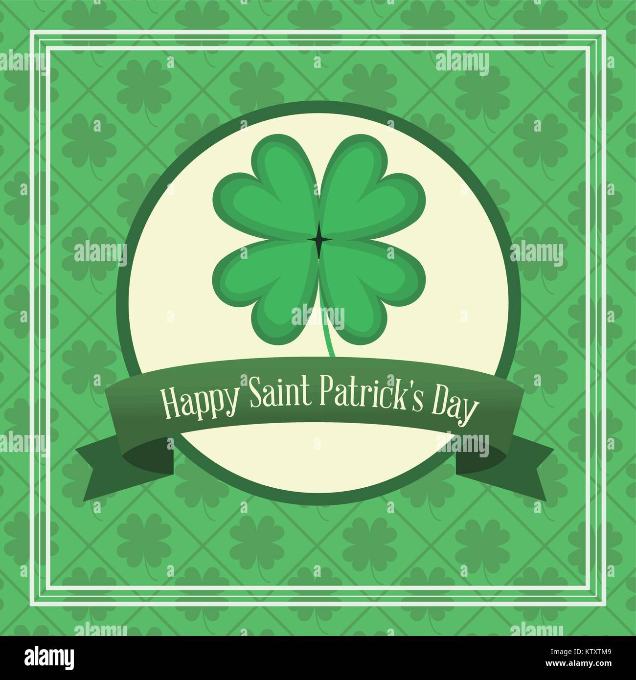 Happy saint patricks day card Stock Vector Image & Art - Alamy