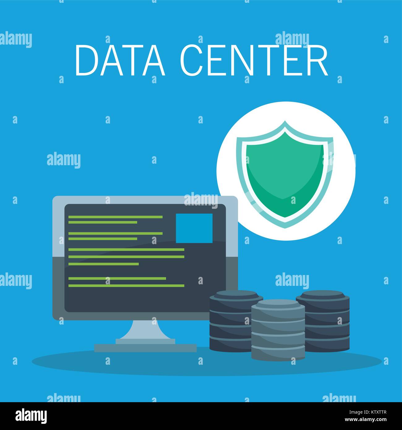 Data center technology icons Stock Vector Image & Art - Alamy