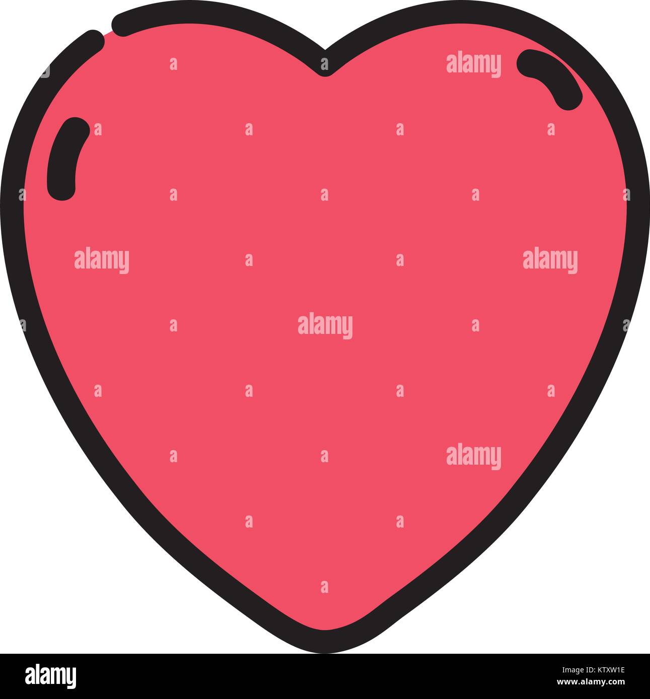 heart symbol of love and passion design Stock Vector Image & Art - Alamy