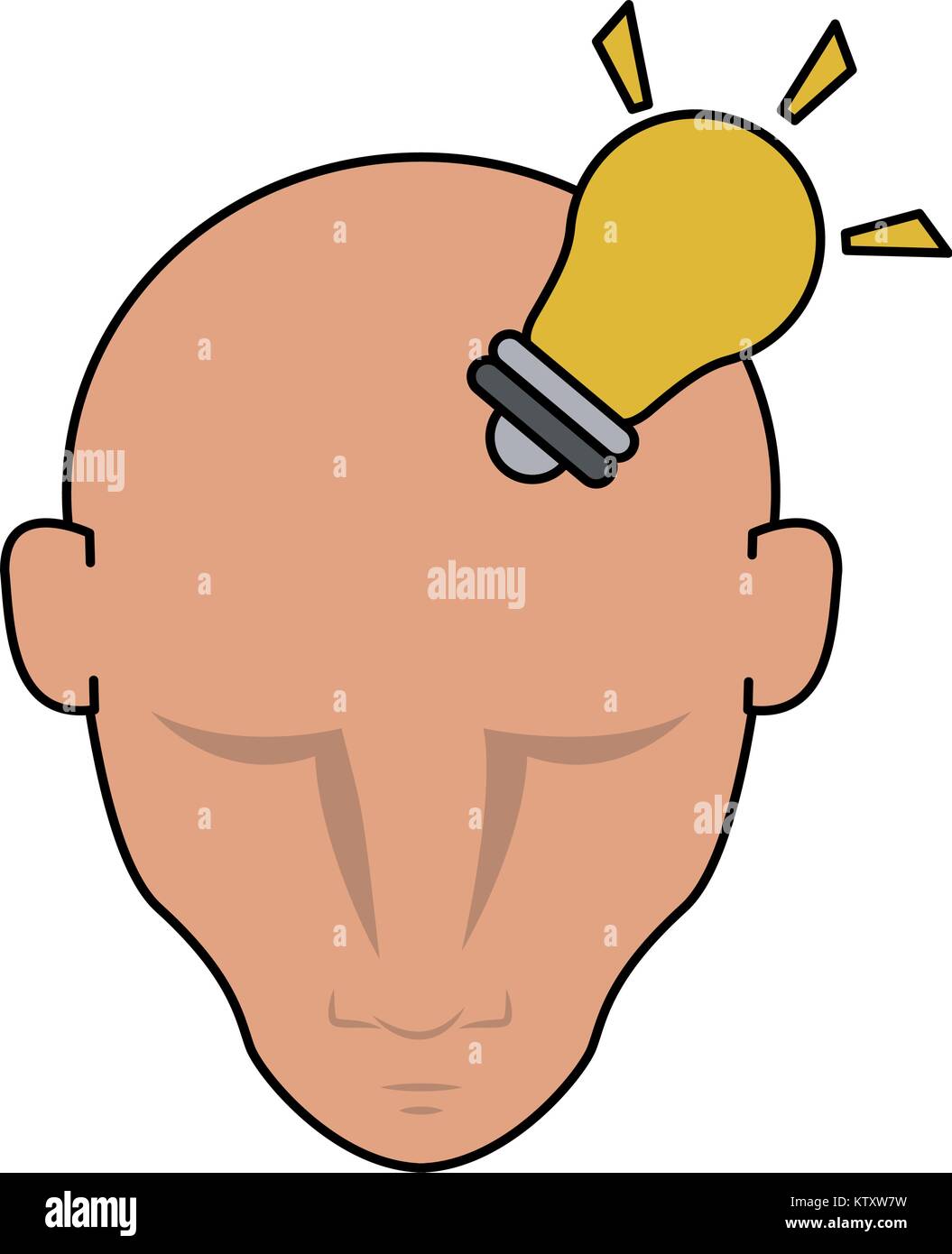 Man with idea Stock Vector Image & Art - Alamy