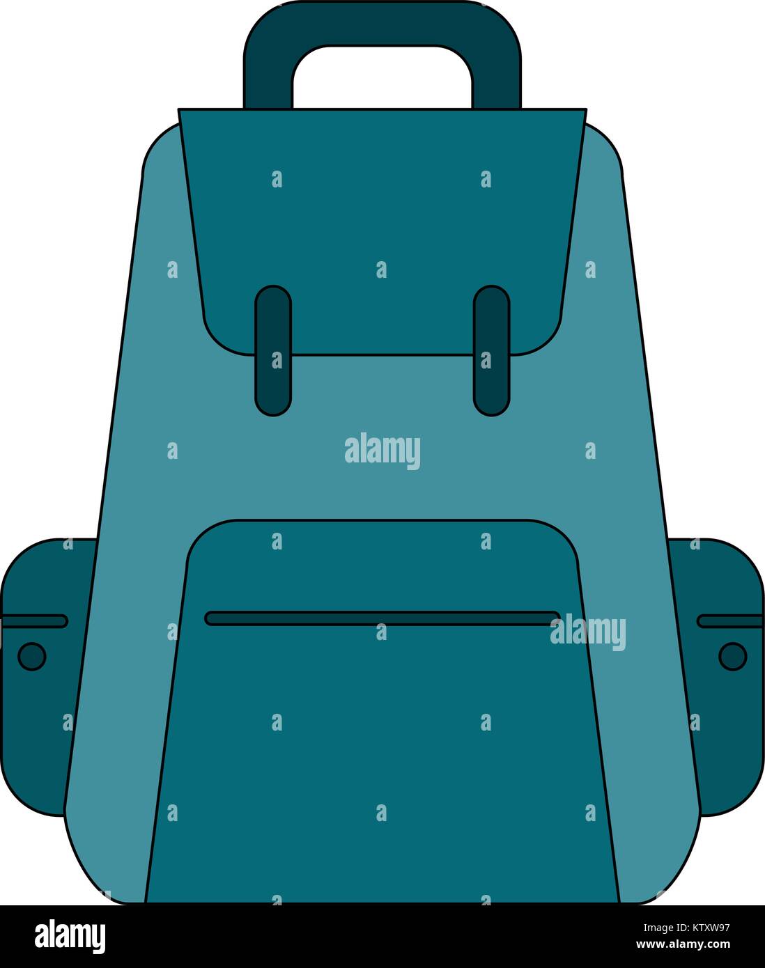 School backpack symbol Stock Vector Image & Art - Alamy