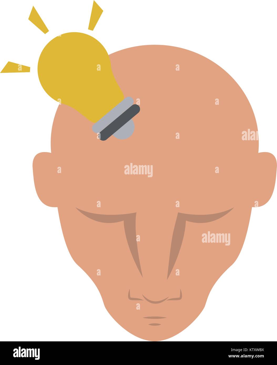 Man with idea Stock Vector Image & Art - Alamy