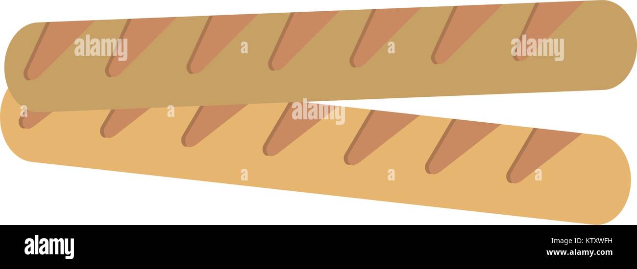 Baguette french bread Stock Vector Image & Art - Alamy