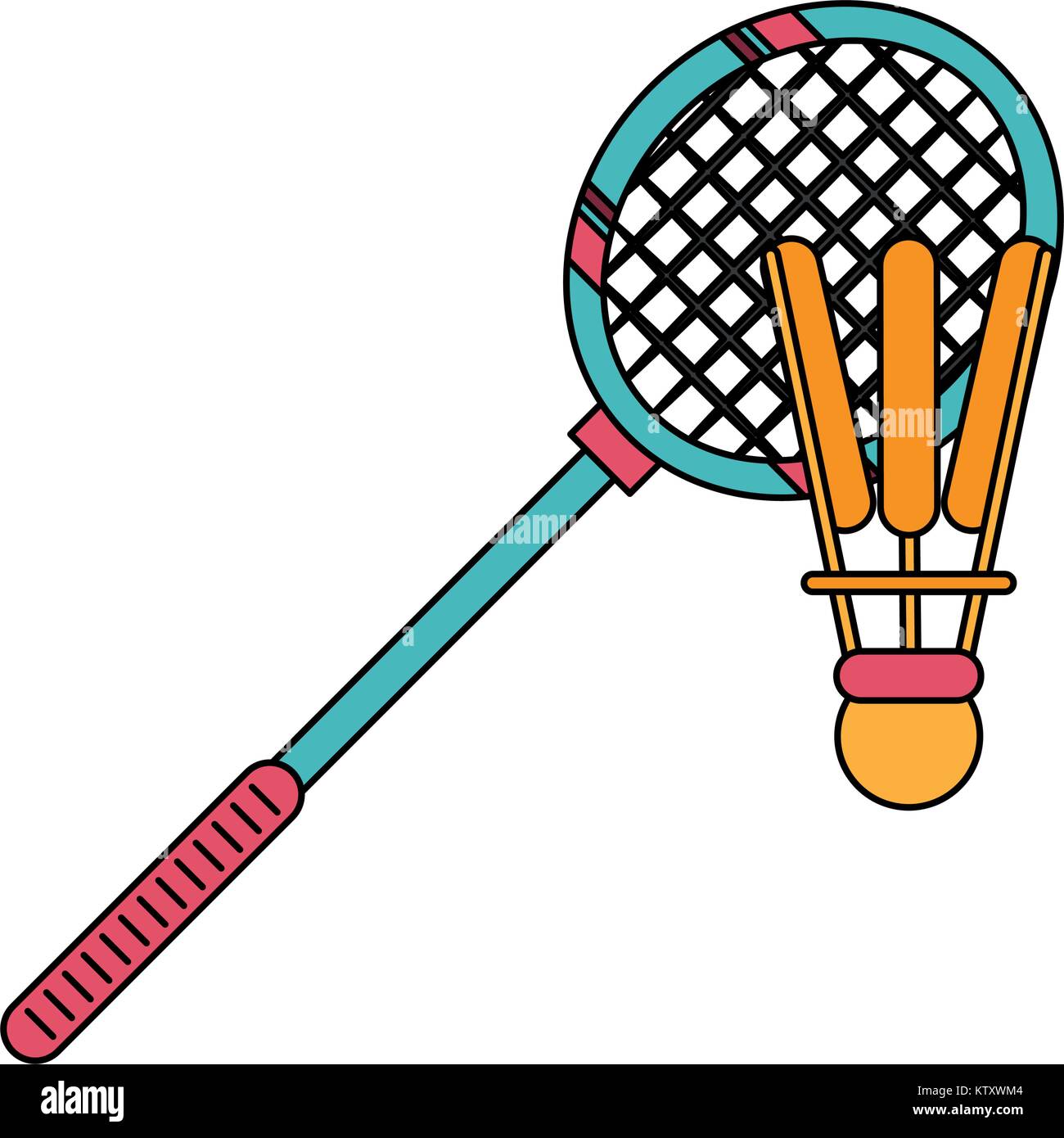 Badminton sport symbol Stock Vector Image & Art - Alamy