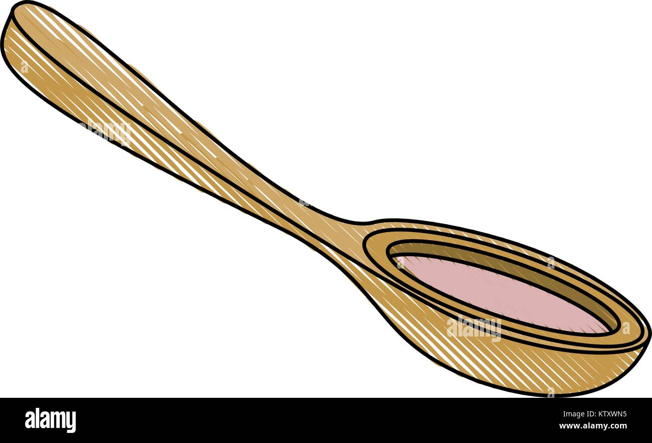 Spa spoon with sea salt Stock Vector Image & Art - Alamy