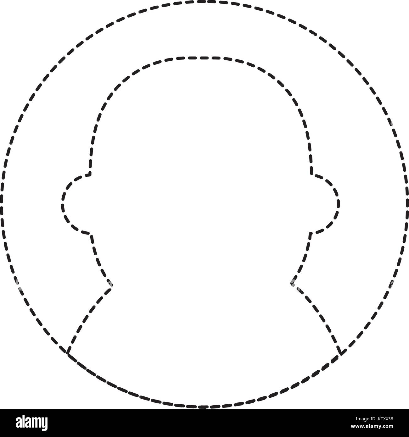 dotted shape avatar user social profile person Stock Vector Image & Art ...