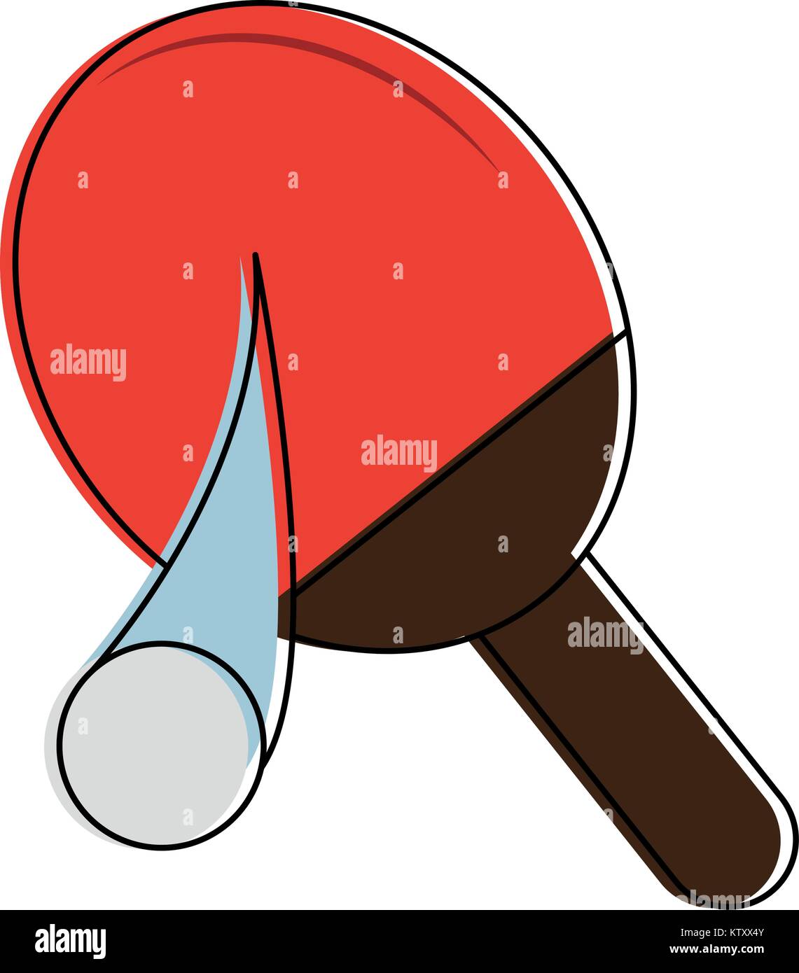 Ping pong racket Stock Vector Image & Art - Alamy