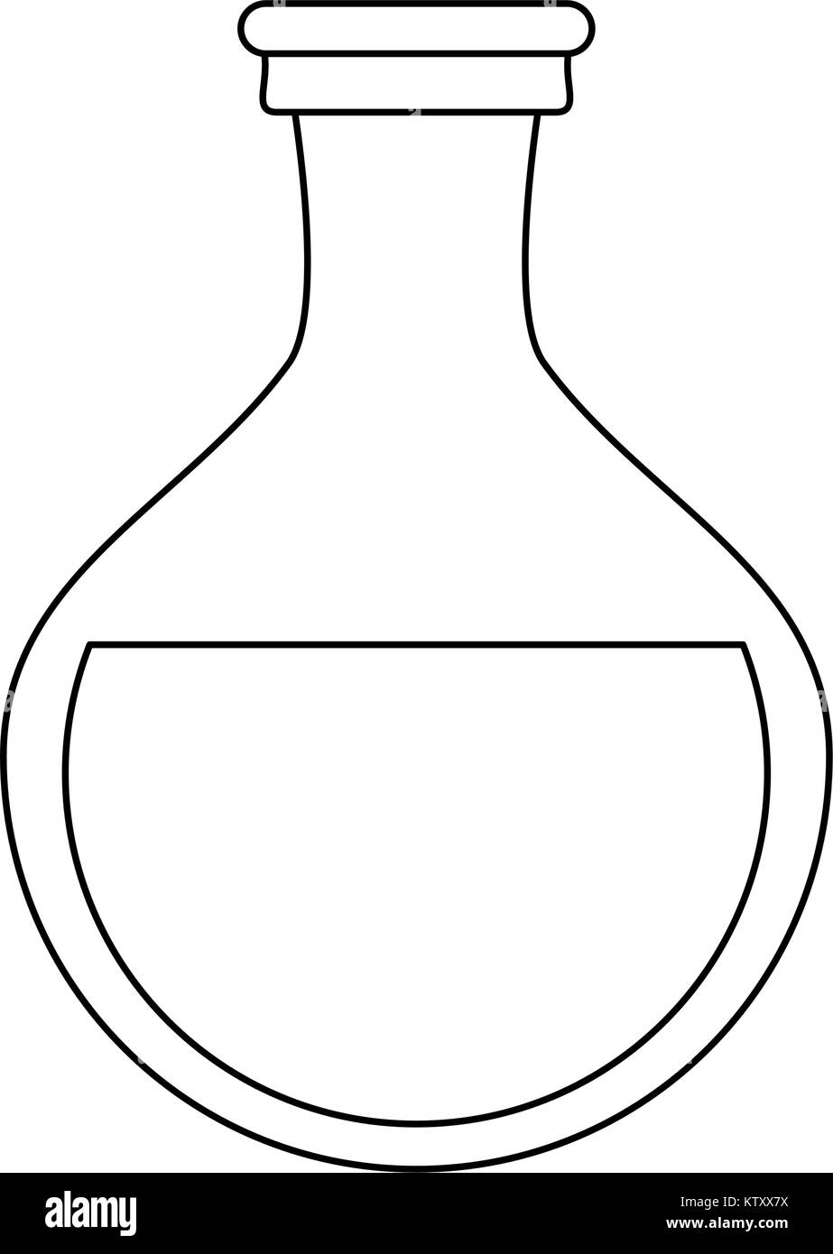 Laboratory flask isolated Stock Vector Image & Art - Alamy