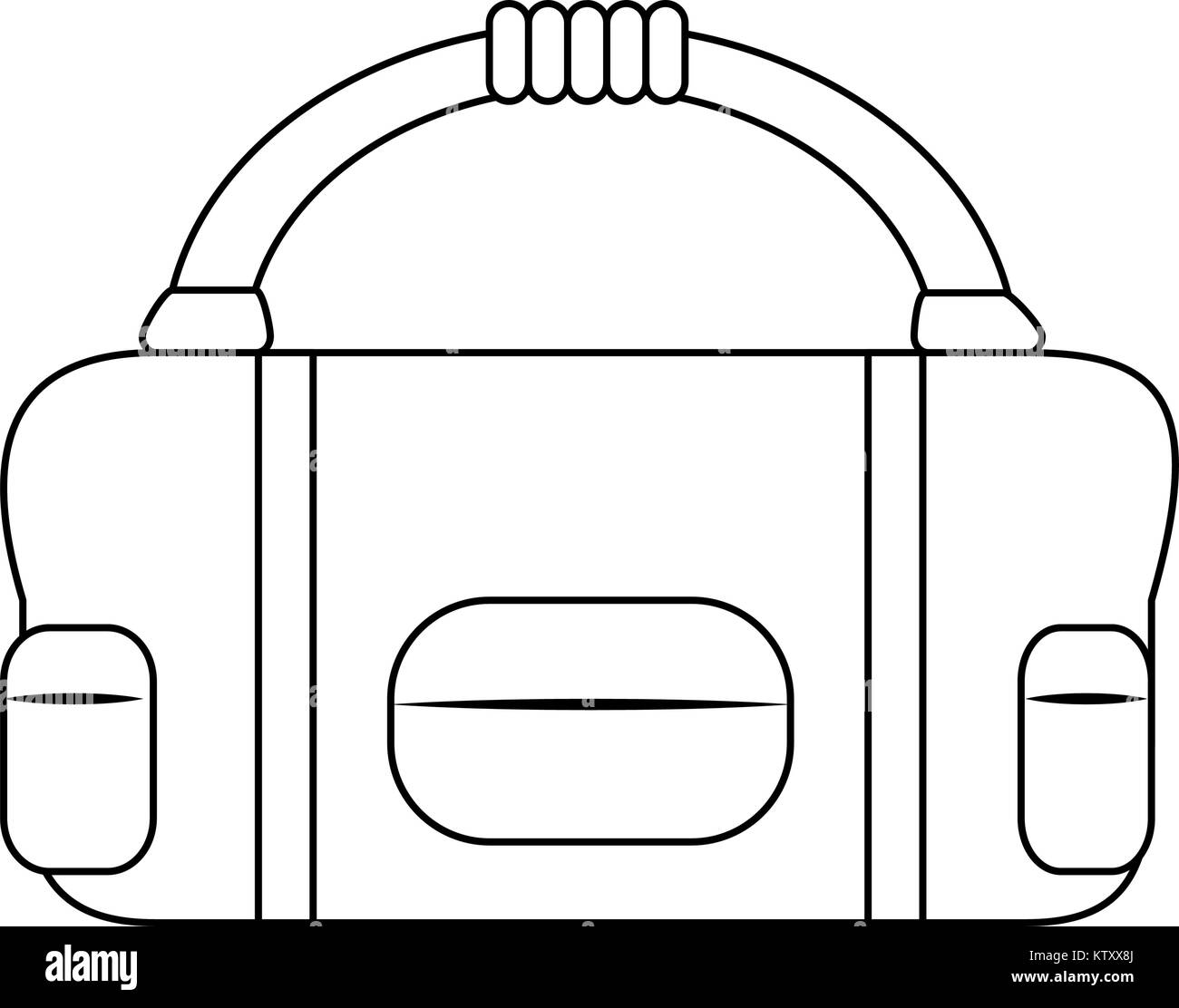 sport bag isolated Stock Vector Image & Art - Alamy