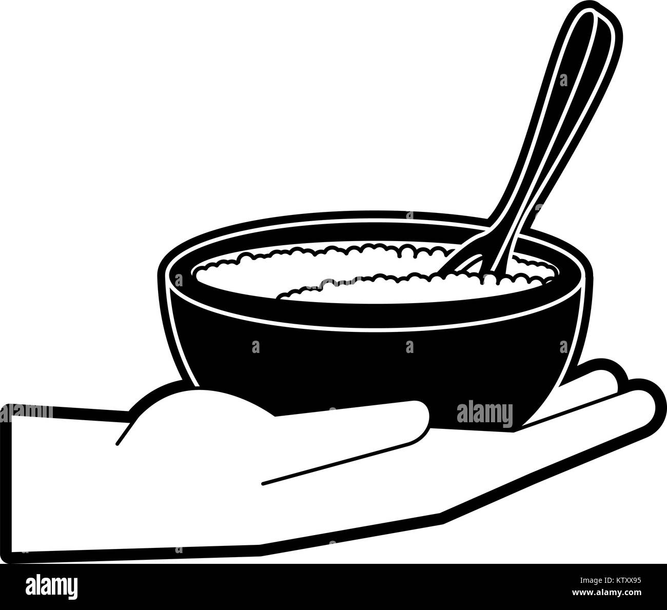 Spa sea salt in bowl Stock Vector Image & Art - Alamy