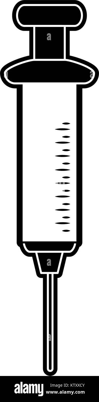 Medical syringe symbol Stock Vector Image & Art - Alamy