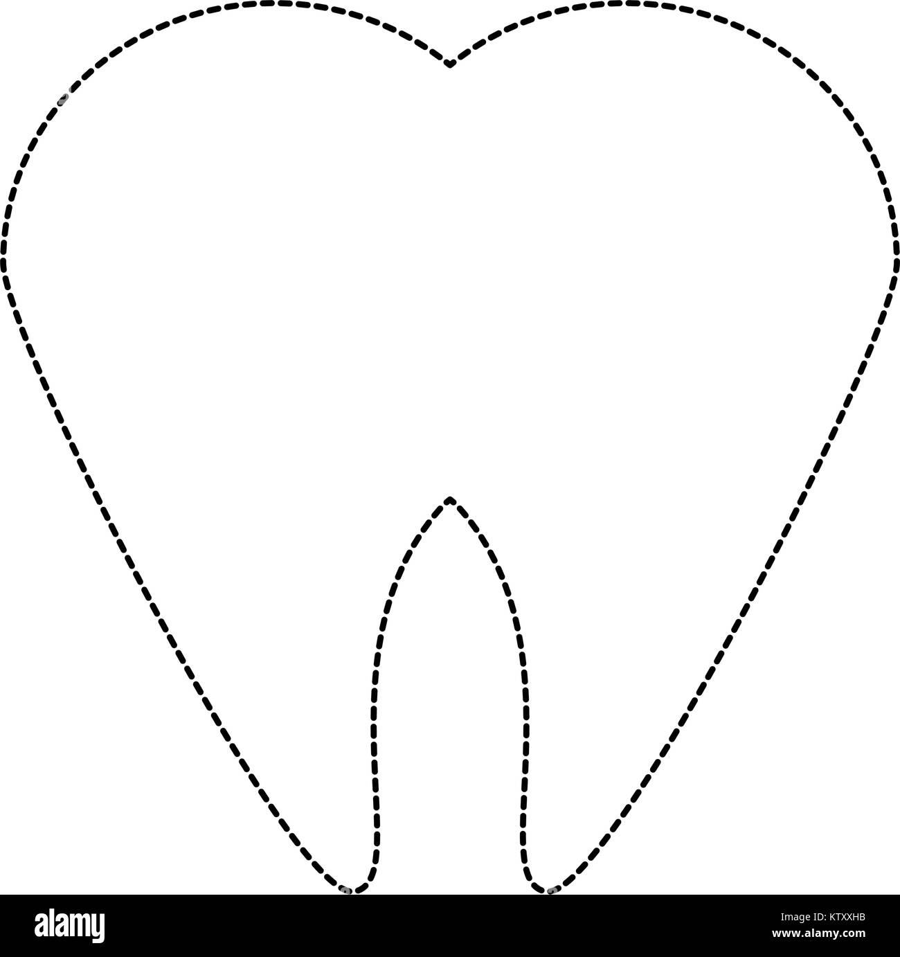 Tooth dental symbol Stock Vector Image & Art - Alamy