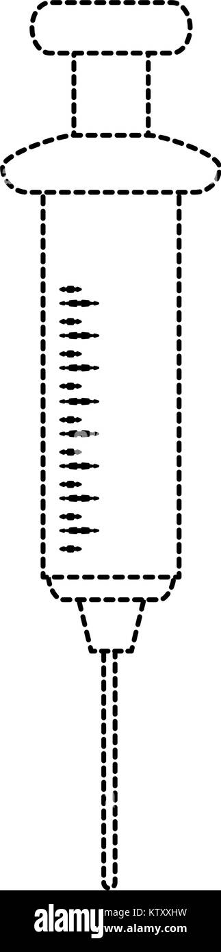 Medical syringe symbol Stock Vector Image & Art - Alamy